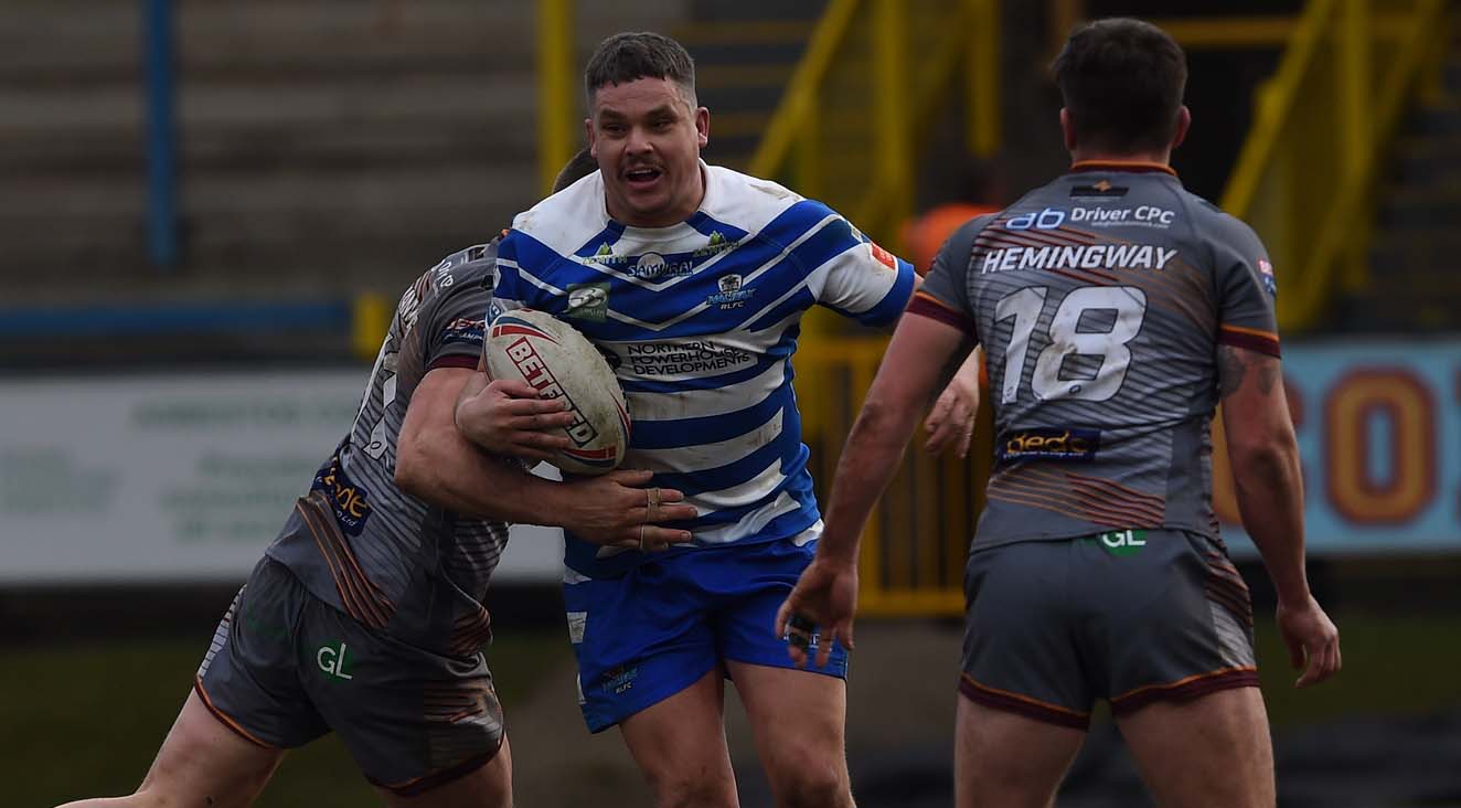 23) Halifax v Batley. Halifax’s Scott Murrell. PHOTO BY MATTHEW MERRICK ...